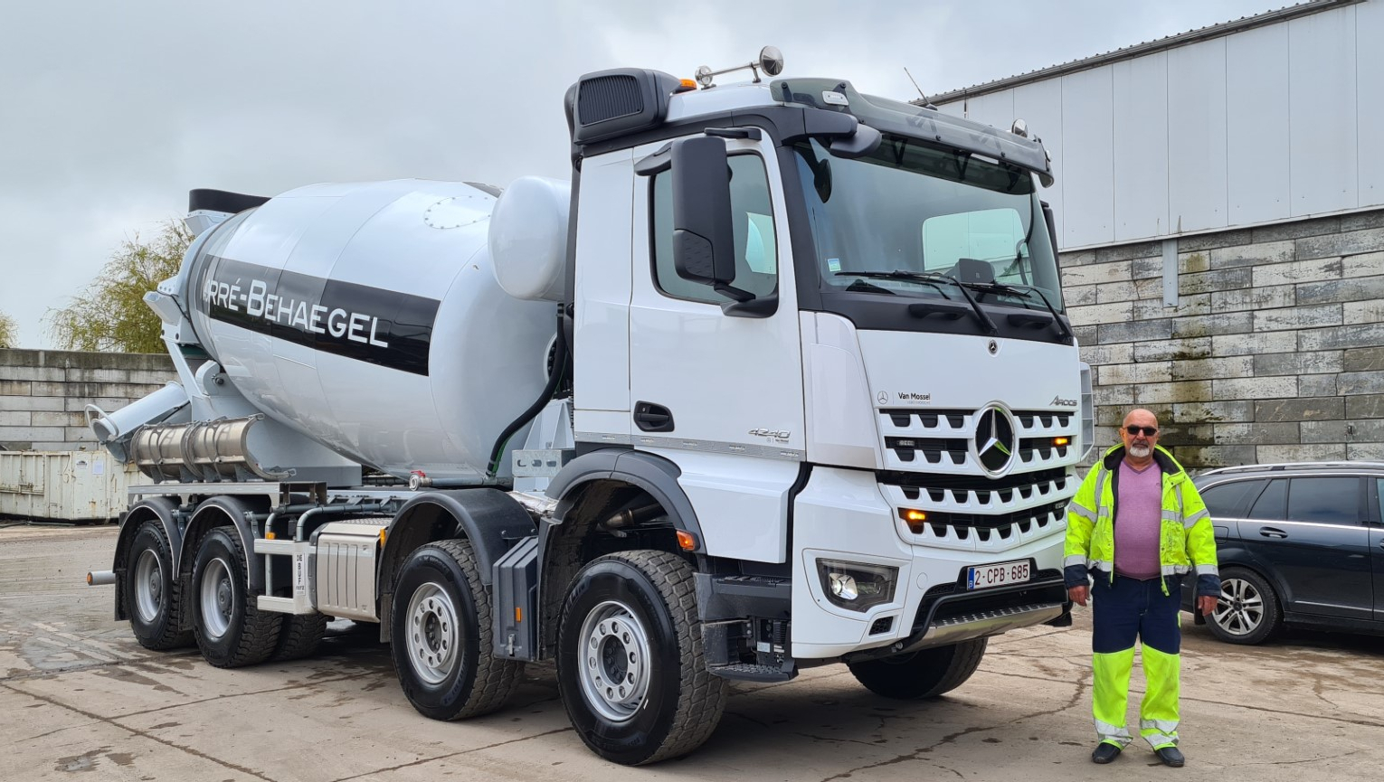 Nieuwe Betonmixer in de vloot